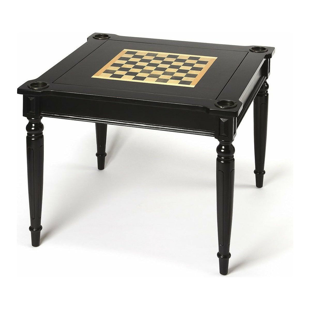 Butler Black Licorice Multi-Game Card Table | Time For a Clock — Time ...