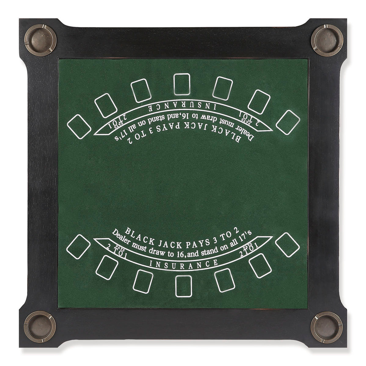 Butler Black Licorice Multi-Game Card Table | Time For a Clock — Time ...