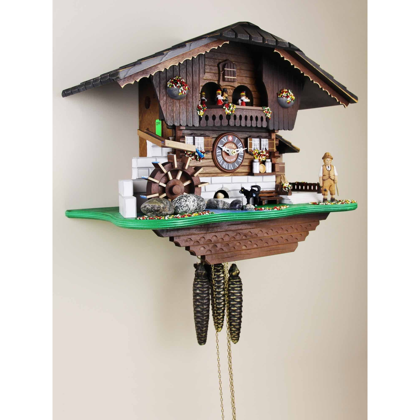 Loetscher - Cat & Mouse Swiss Cuckoo Clock - Made in Switzerland — Time ...