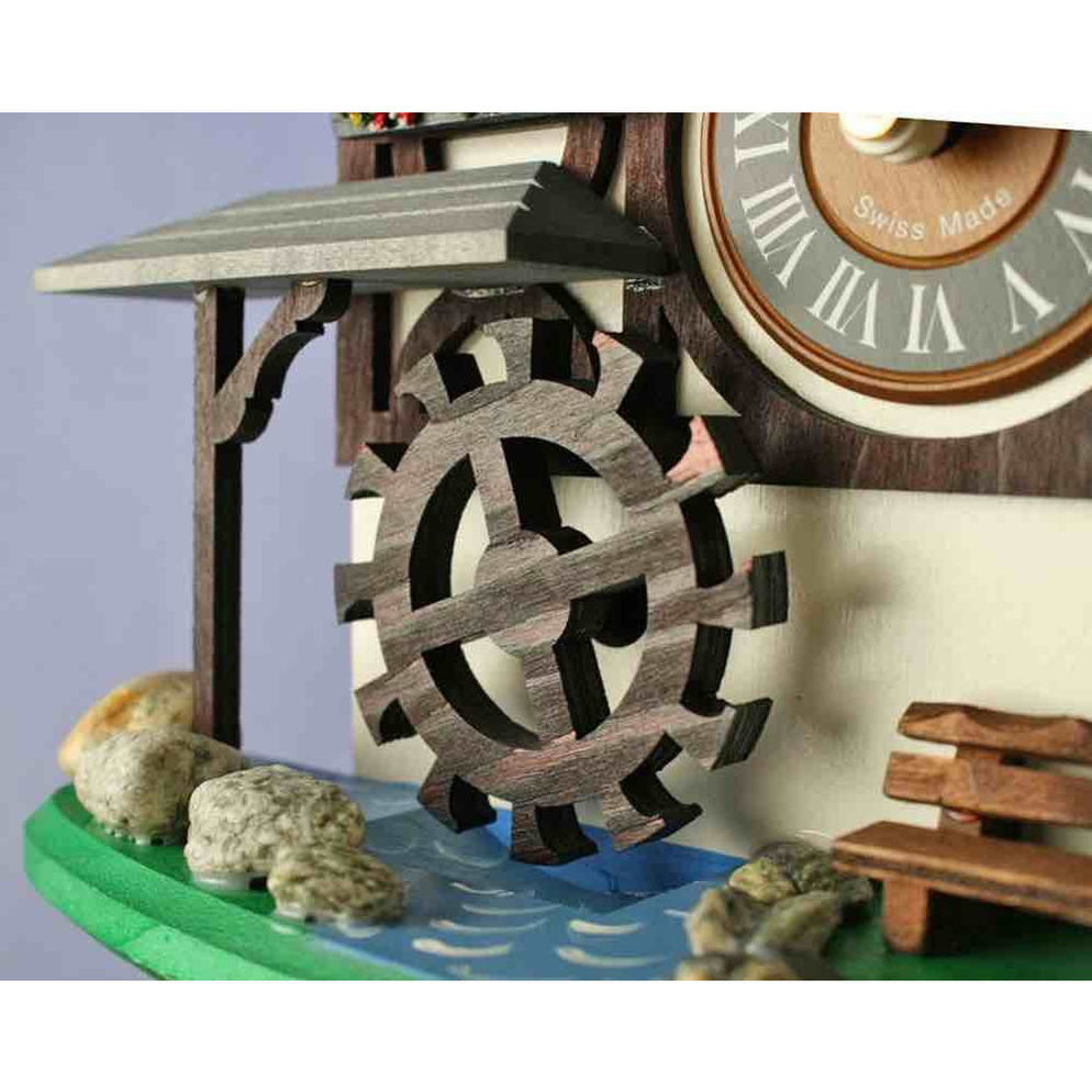 Loetscher - The White Chalet Swiss Cuckoo Clock - Made in Switzerland ...