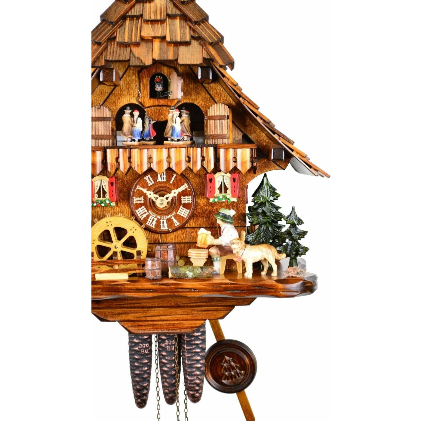 August Schwer Chalet-Style Cuckoo Clock 4.0452.01.P Made in Germany ...