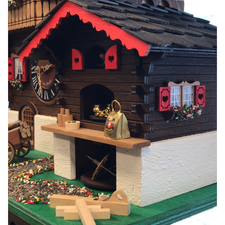 The First Loetscher Clock Maker’s Chalet Swiss Cuckoo Clock - Made in ...