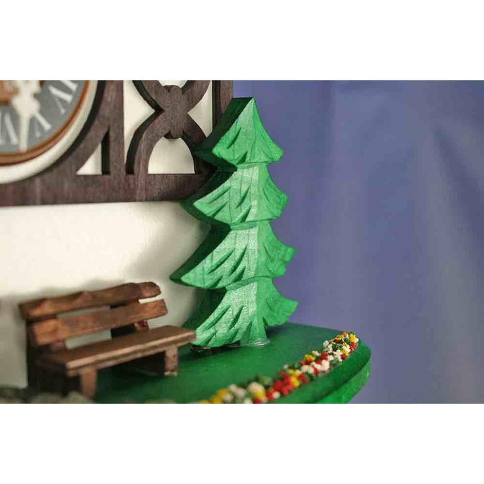 Loetscher - The White Chalet Swiss Cuckoo Clock - Made in Switzerland ...