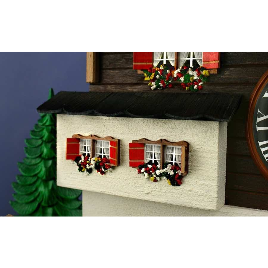 Loetscher - The Winemaker’s Chalet Swiss Cuckoo Clock - Made in Switze ...