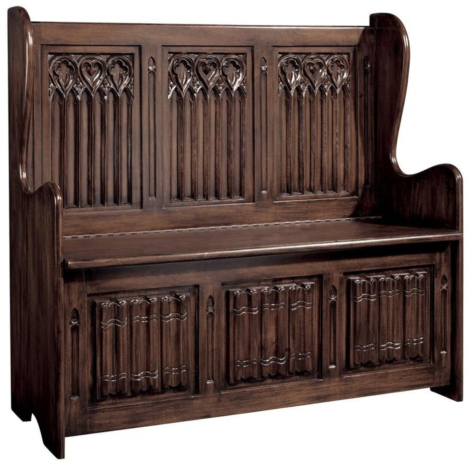 Design Toscano Kylemore Abbey Gothic Bench | Time For a Clock — Time ...