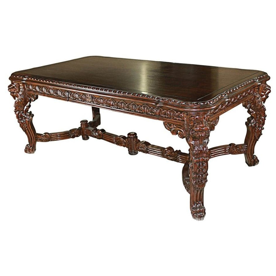 Design Toscano The Lord Raffles Lion Table | Time For a Clock — Time ...