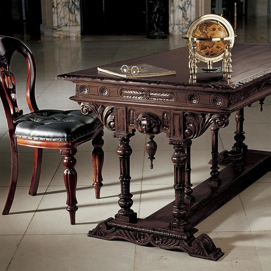 Design Toscano Chateau Chambord Table | Time For a Clock — Time for a Clock
