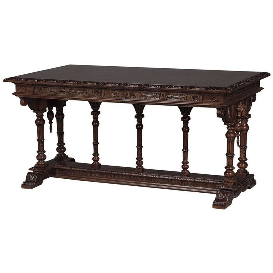 Design Toscano Chateau Chambord Table | Time For a Clock — Time for a Clock