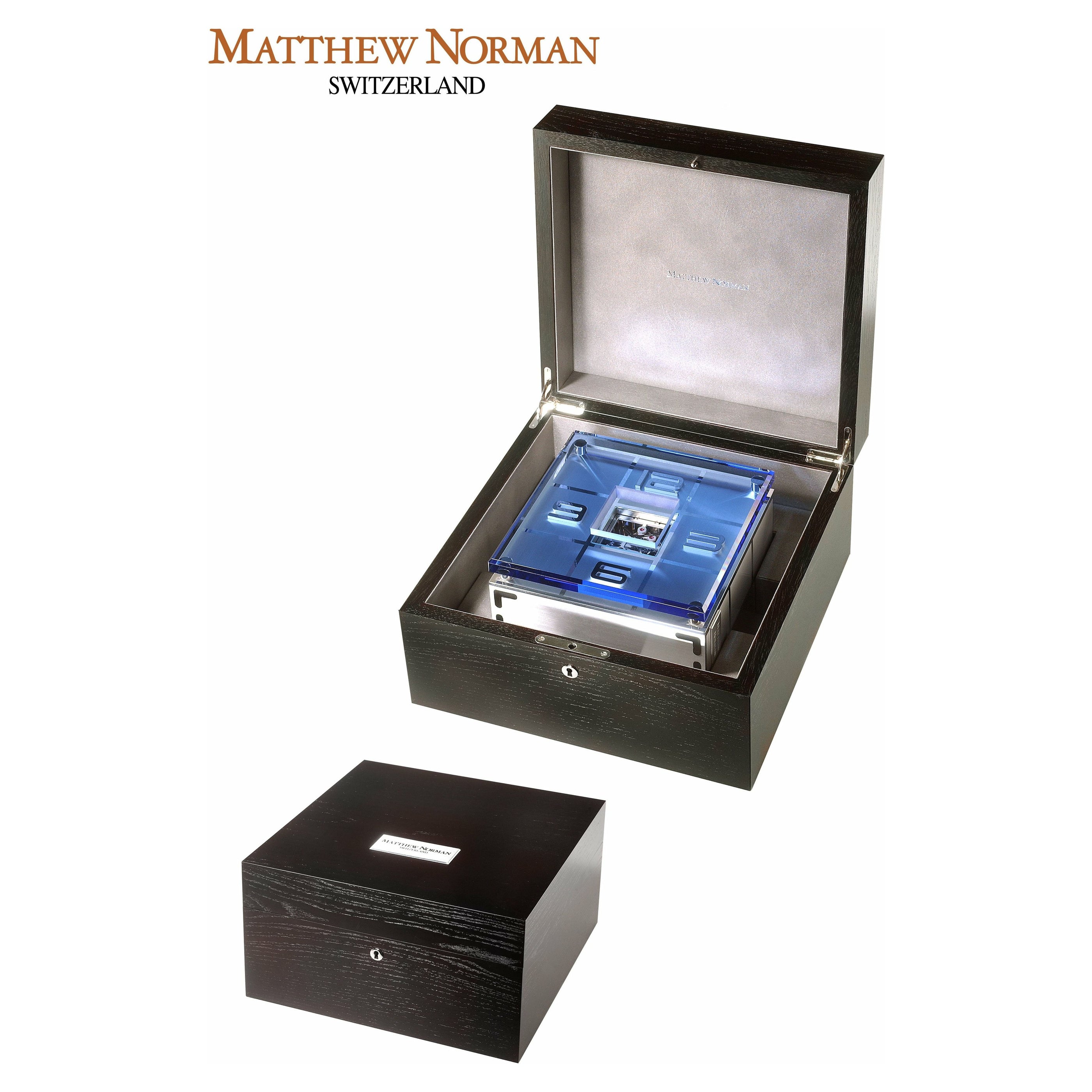 Matthew Norman Fascination Modern Contemporary Table Clock from Swiss ...