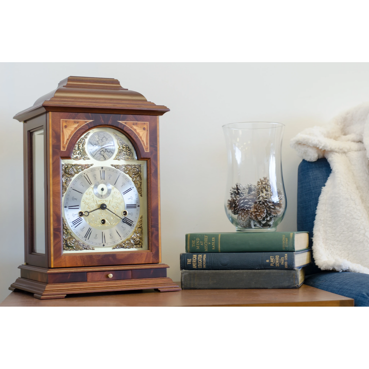 Hermle Cornell Mechanical Mantel Clock - Made in Germany — Time for a Clock