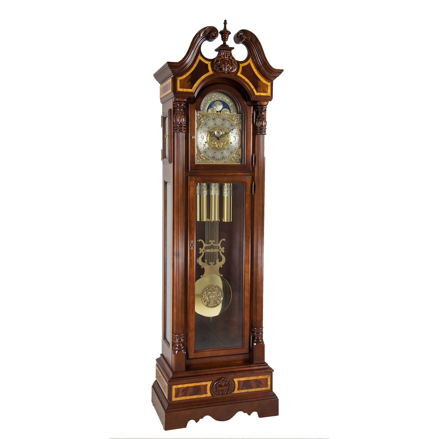Hermle Foreman 90" Grandfather Clock - Made in U.S — Time for a Clock