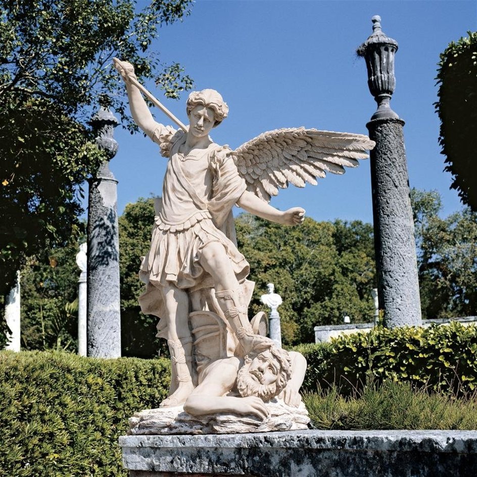 Design Toscano St. Michael the Archangel Angel Statue | Time For a ...