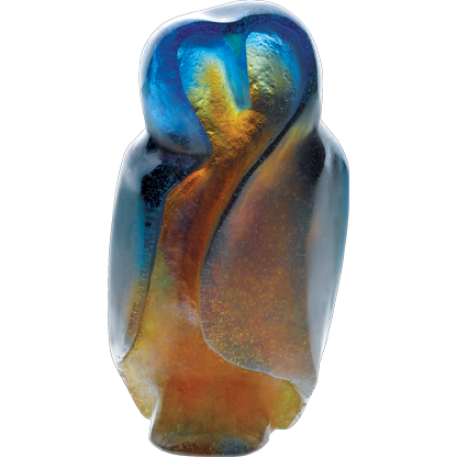 Daum - Crystal Love Owl by Xavier Carnoy 1000 Ex | Time For a Clock ...