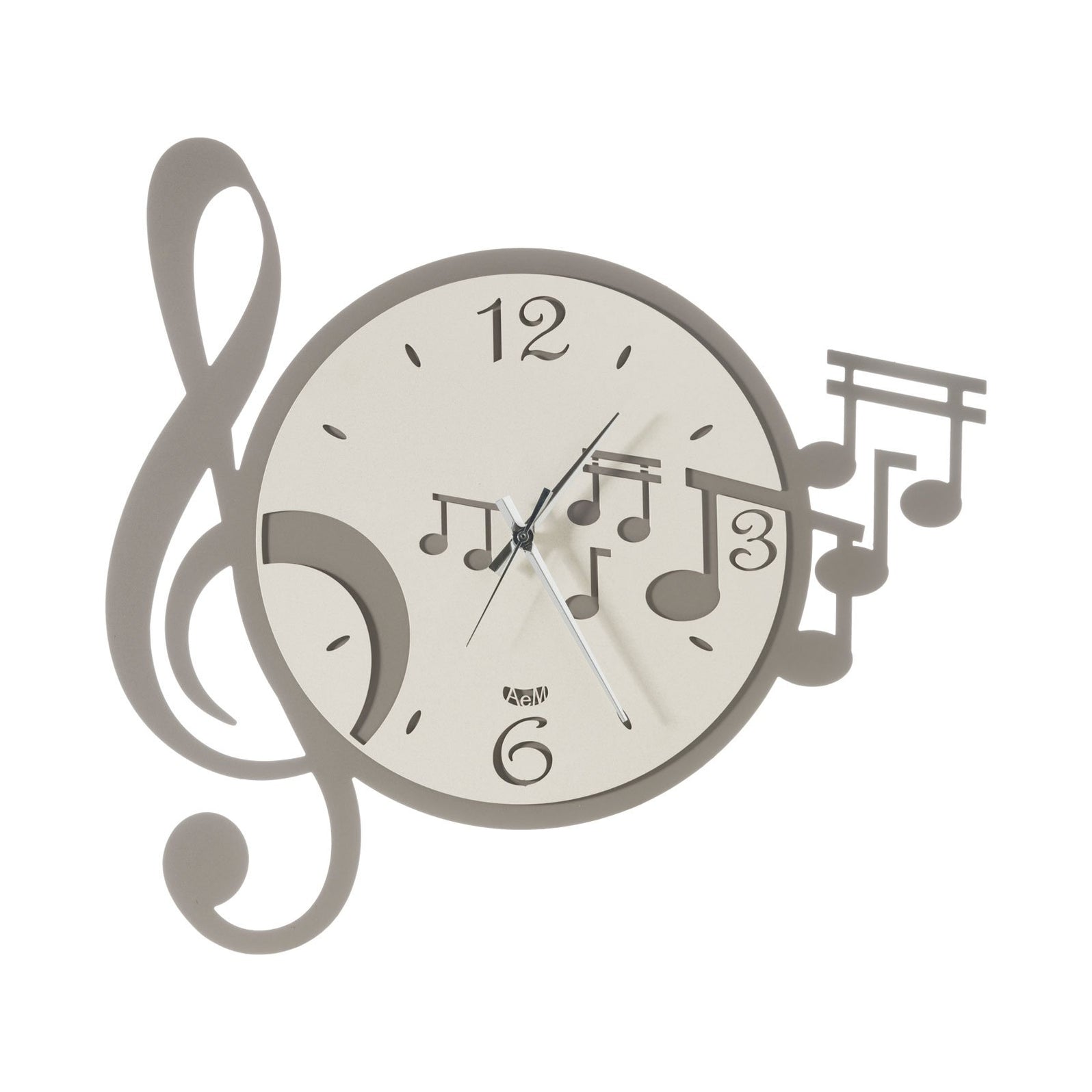 Arti e Mestieri Musica Wall Clock | Time For a Clock — Time for a Clock