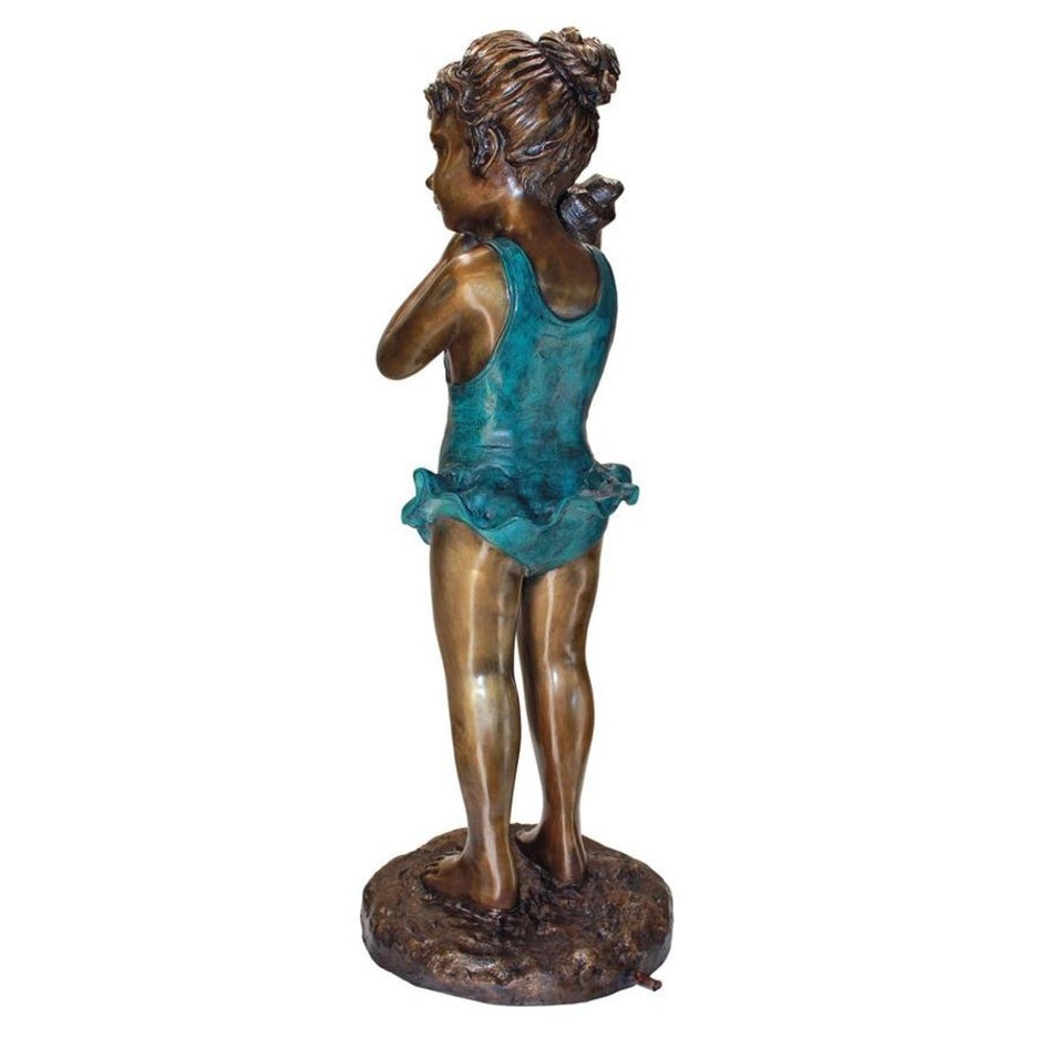 Design Toscano Standing Girl Cast Bronze Garden Statue | Time For a ...