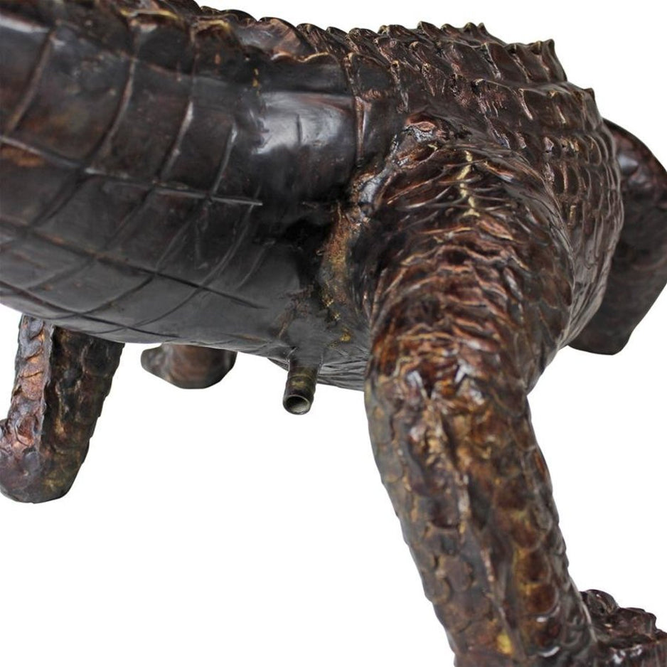 Design Toscano Gator on the Prowl Alligator Garden Statue | Time For a ...