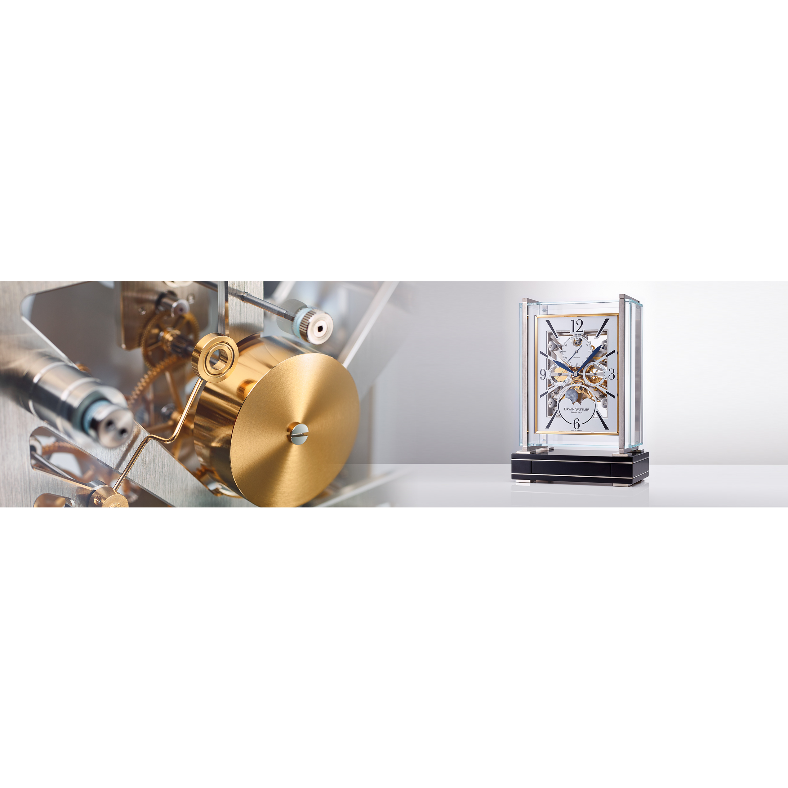Erwin Sattler - Opera Timelessly Beautiful Table Clock - Made In Germa — Time for a Clock