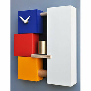Pirondini - Bell Mondrian Wall Clock - Made in Italy | Time For a Clock ...