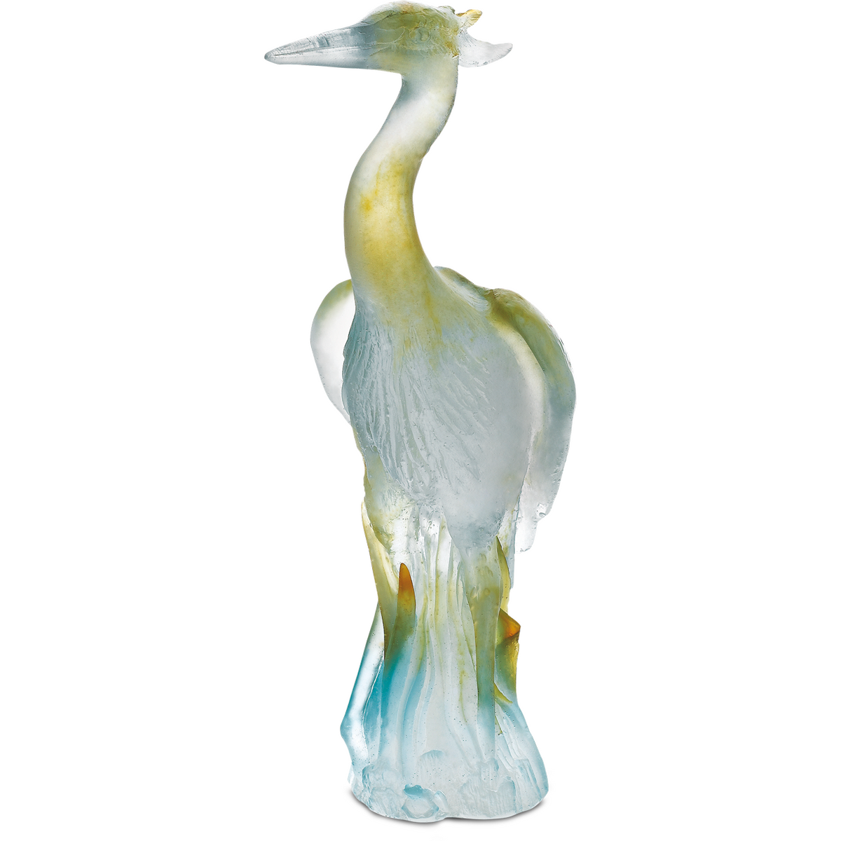 Daum - Crystal Heron | Time For a Clock — Time for a Clock