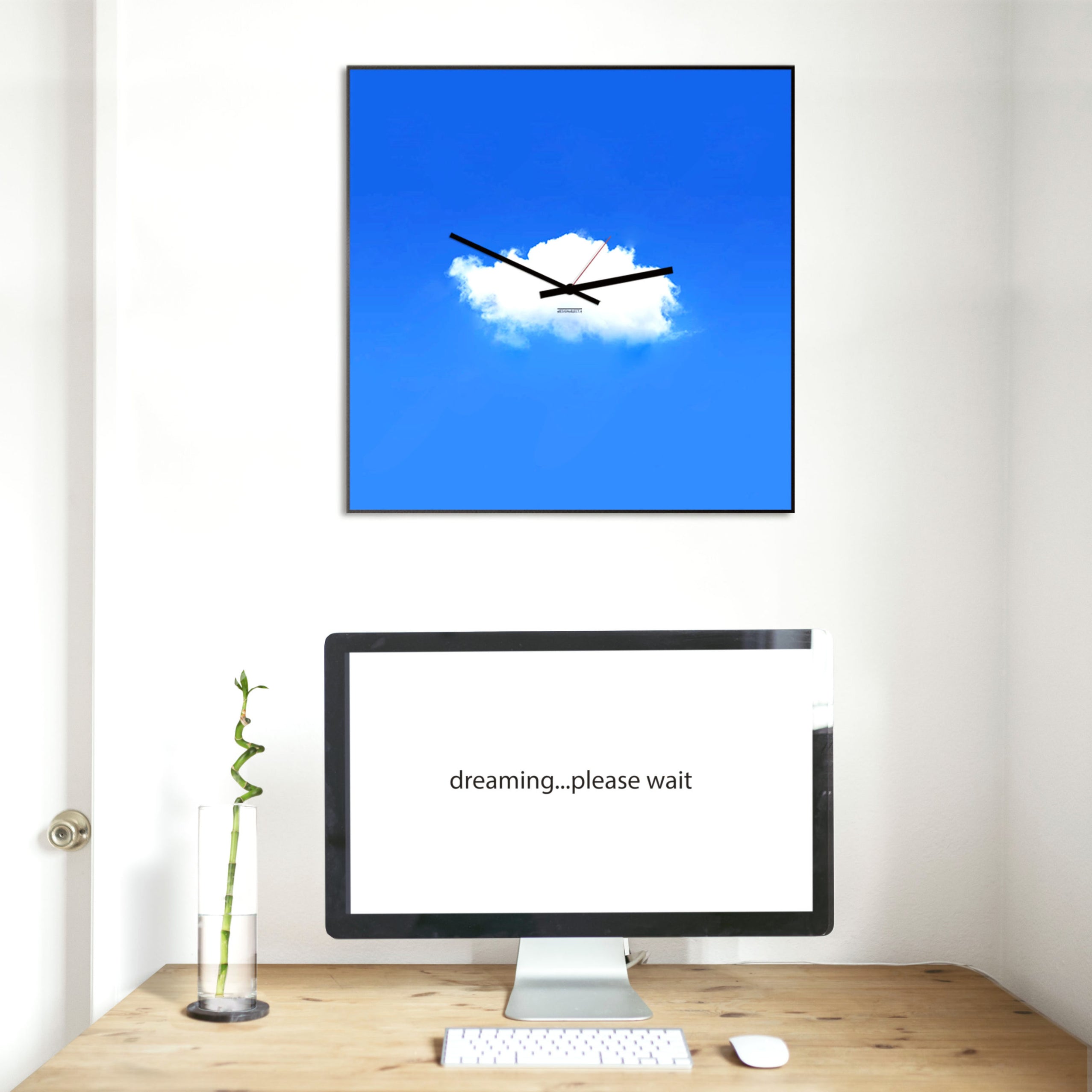 Design Object - Cloud Wall Clock - Made in Italy | Time For a Clock ...