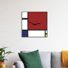 Design Object - Mondrian Magnetic Board Wall Clock | Time For a Clock — Time for a Clock