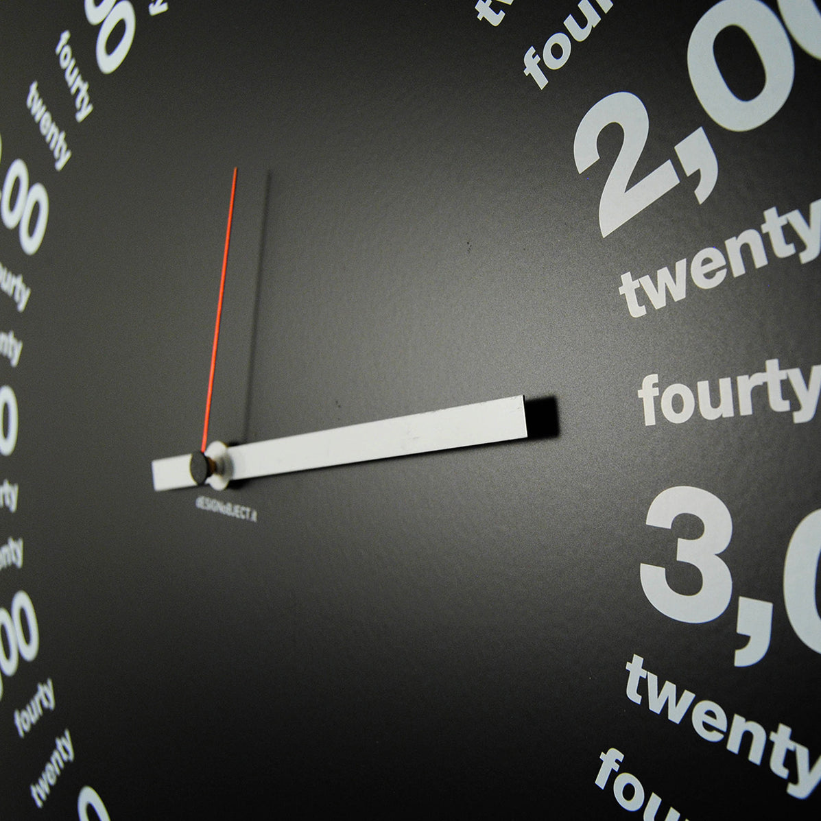Design Object - Only Hours Black Wall Clock | Time For a Clock — Time ...