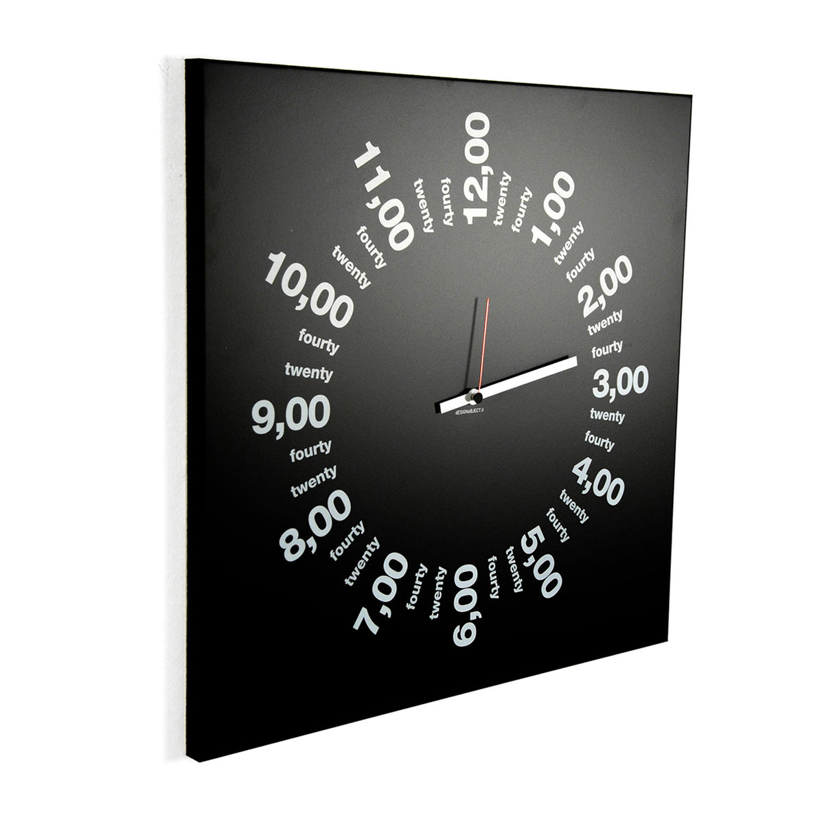 Design Object - Only Hours Black Wall Clock | Time For a Clock — Time ...
