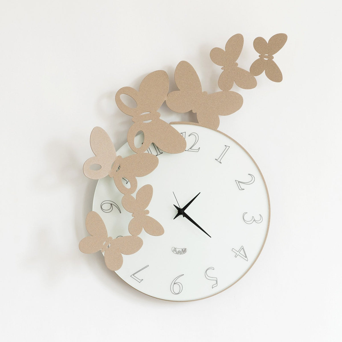 Arti e Mestieri Butterfly Round Wall Clock | Time For a Clock — Time ...